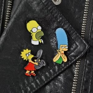 Jewelry | The Simpsons Pin Set | Poshmark